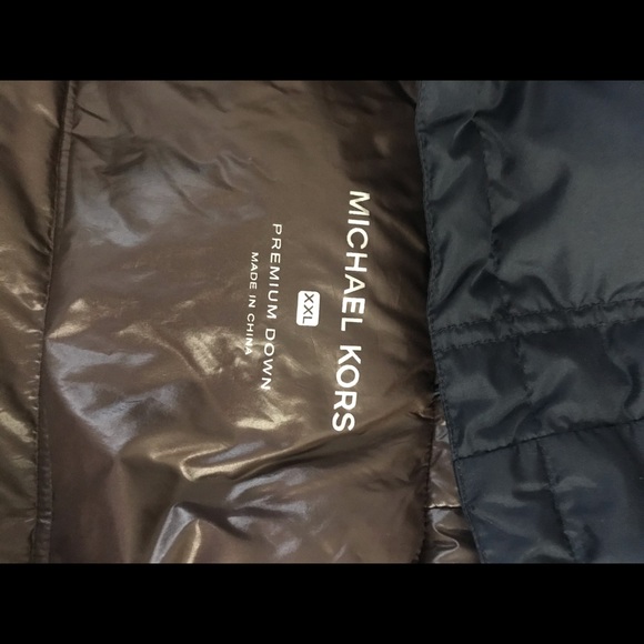 Michael Kors | Jackets & Coats | Mens Navy Mk Puffer Jacket | Poshmark